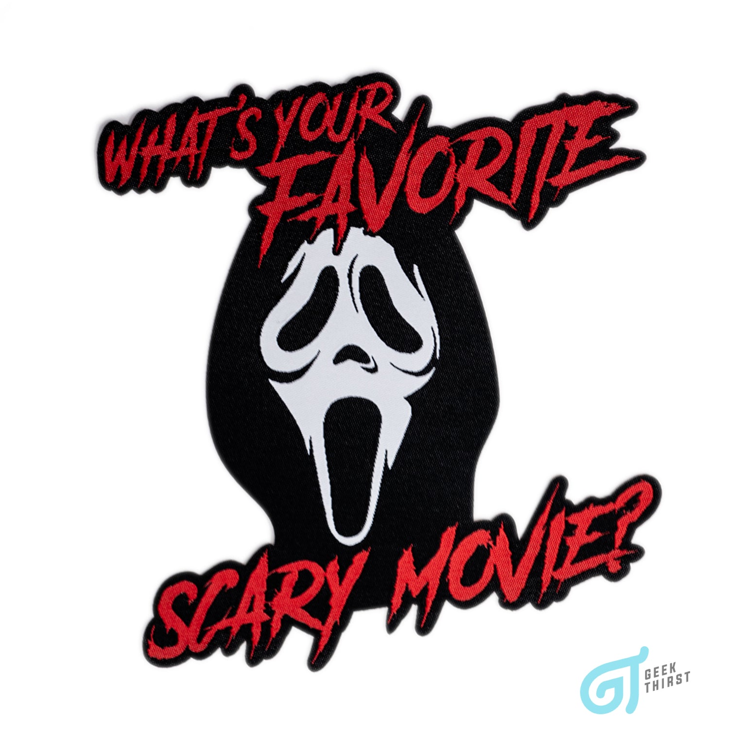 Oh the Horror! - Ghostface Patch | Geek Thirst